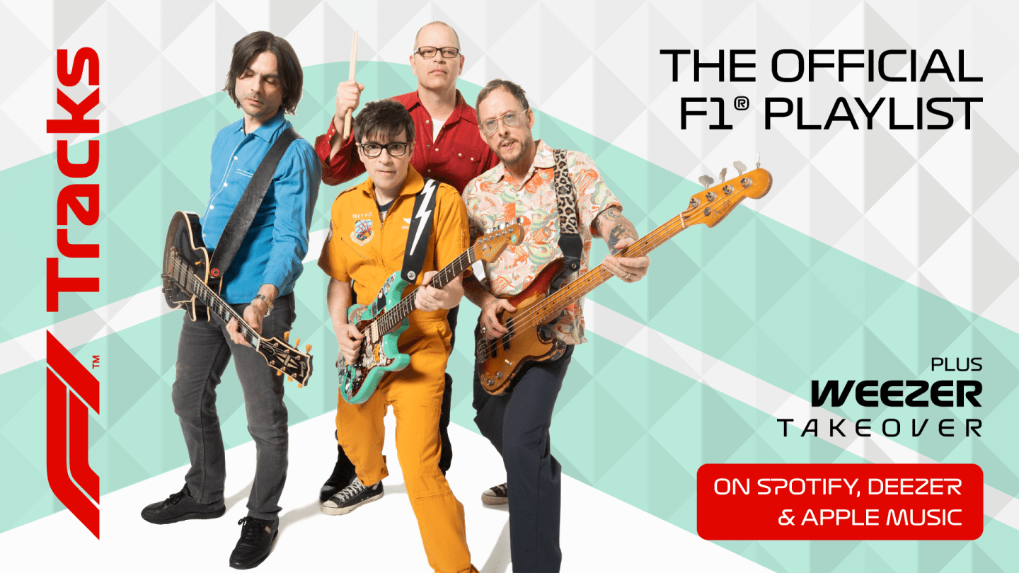 F1 Tracks: Listen to Weezer’s takeover playlist | Formula 1®